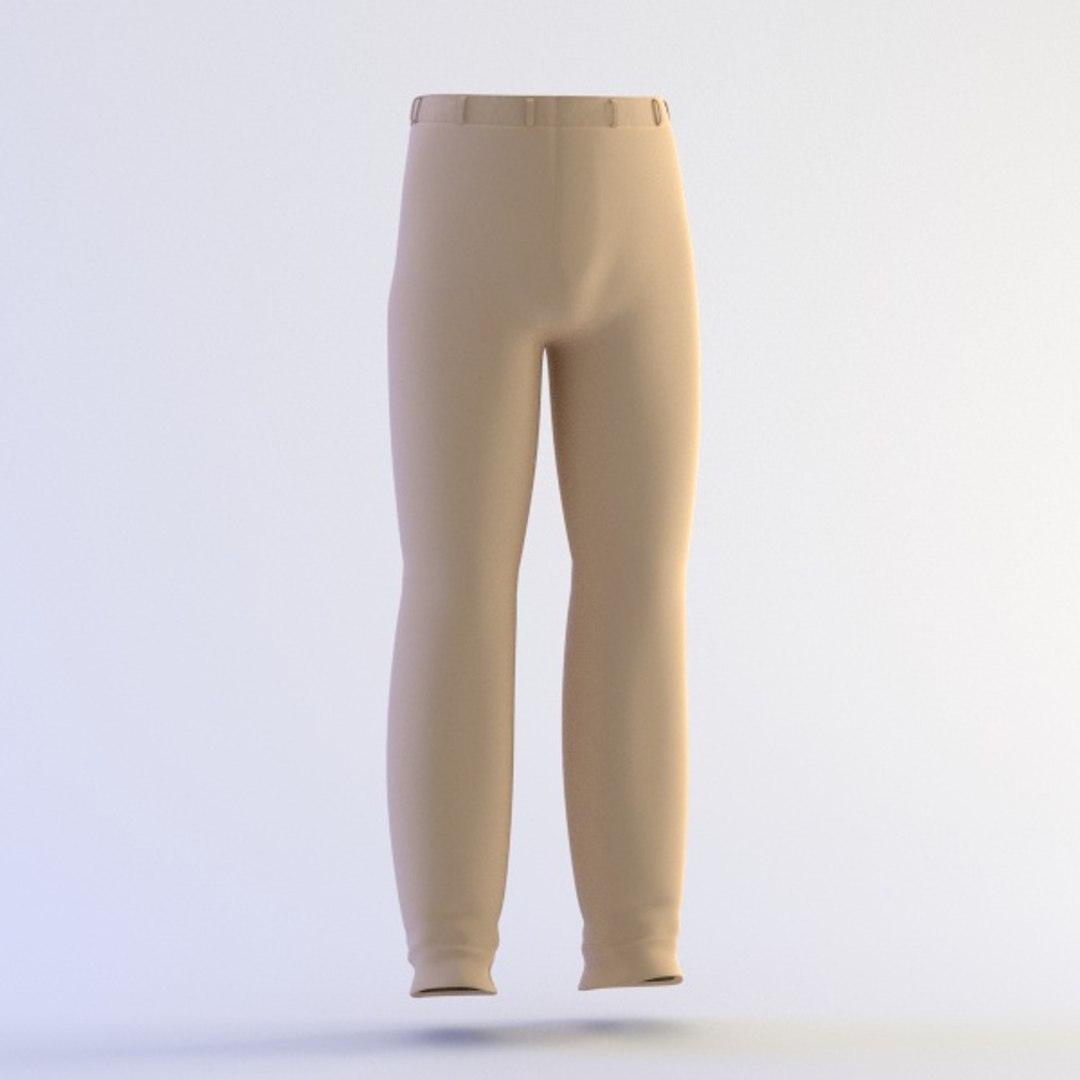 3d Model Pants