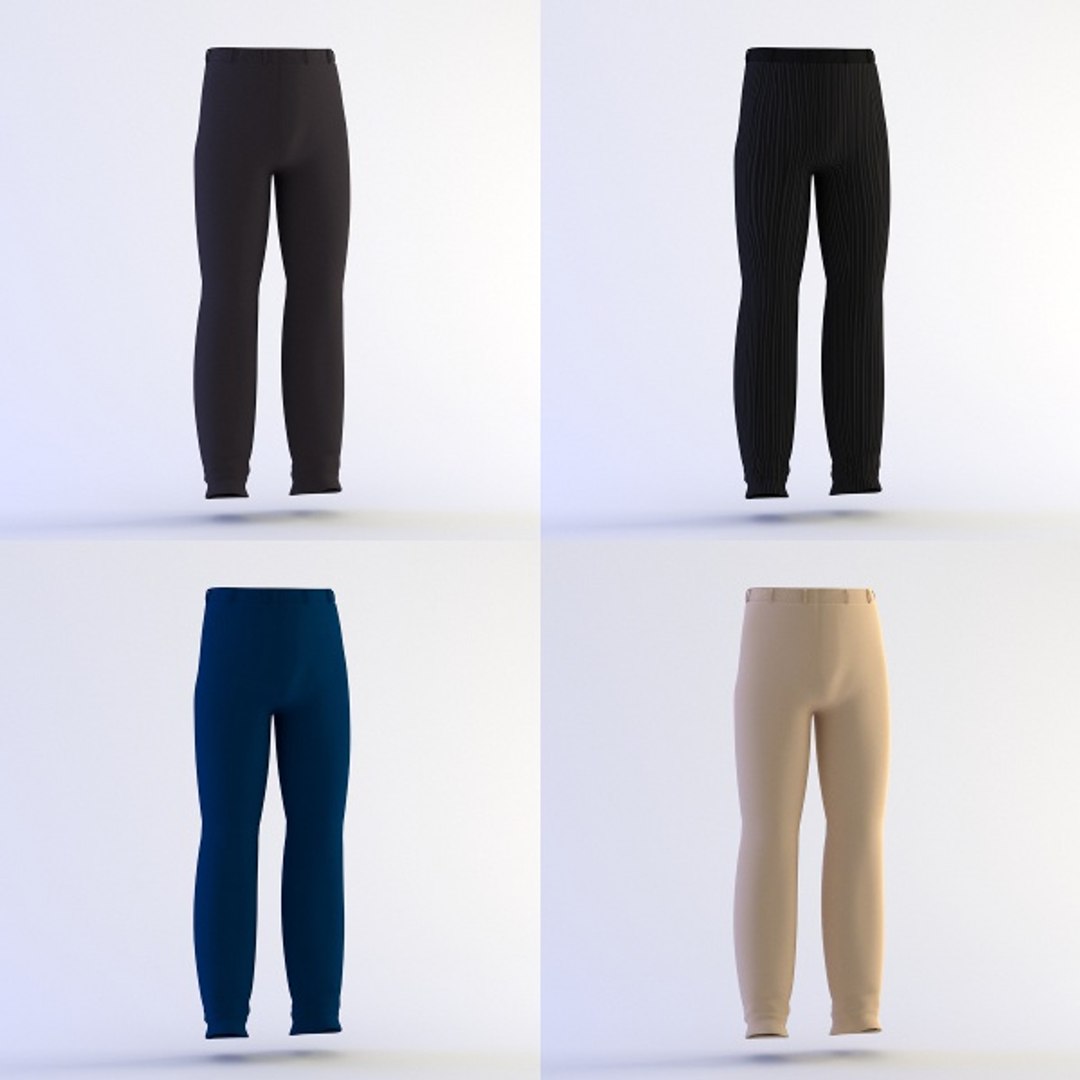 3d Model Pants