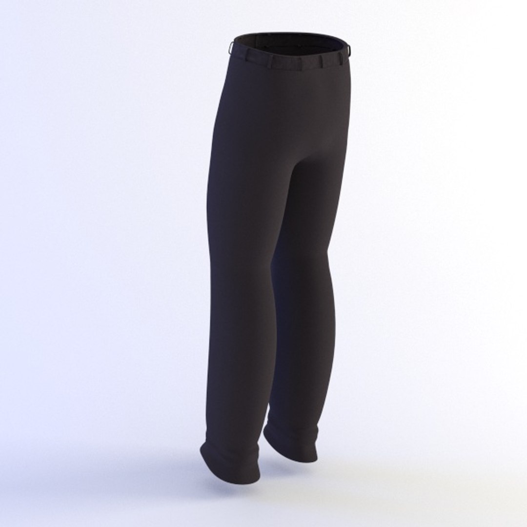 3d Model Pants