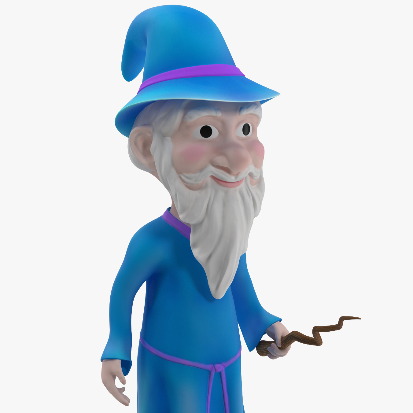 Cartoon wizard rigged 3D model - TurboSquid 1494150