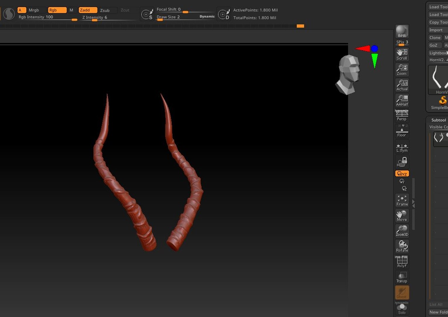 3D Horn V2 Model - TurboSquid 1742886