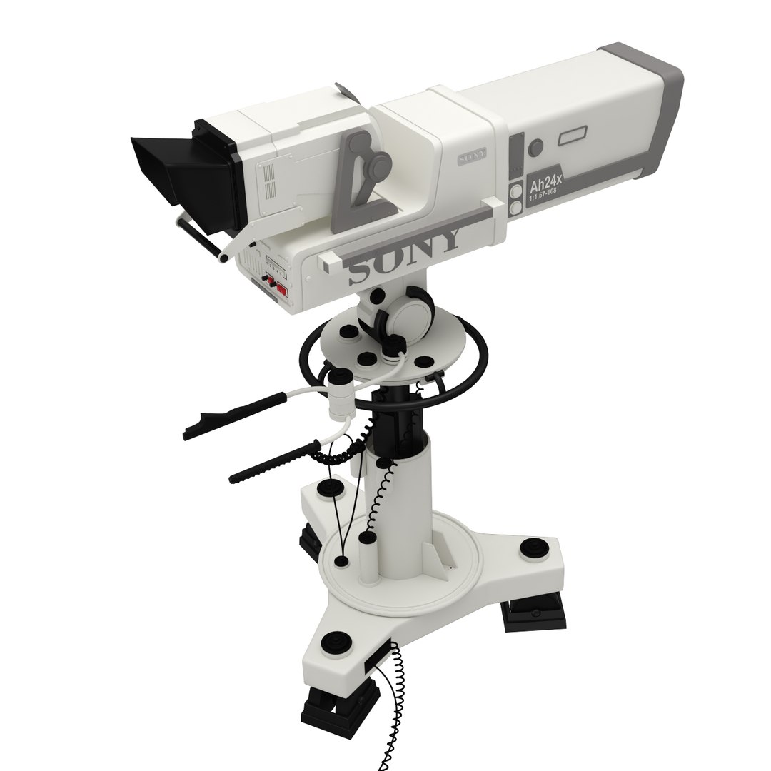 Camcorder Sony Bvp 900 3D Model - TurboSquid 1497075