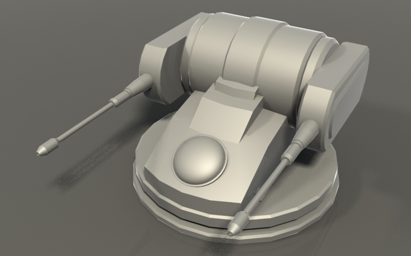 3d 8 Sci-fi Turrets