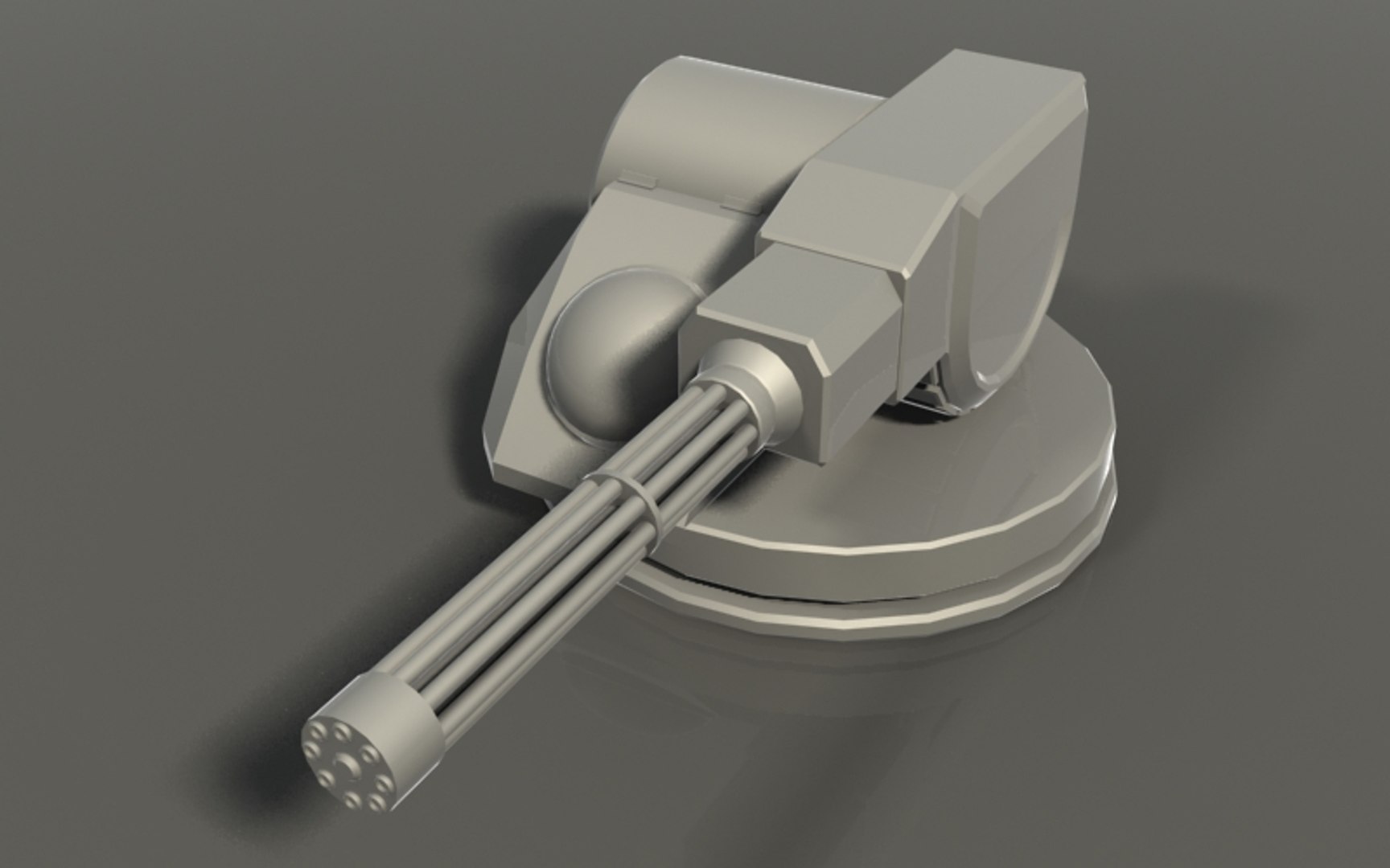 3d 8 Sci-fi Turrets