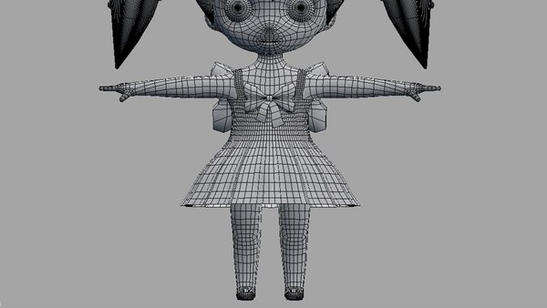 3D chibi 3d character model - TurboSquid 1932424