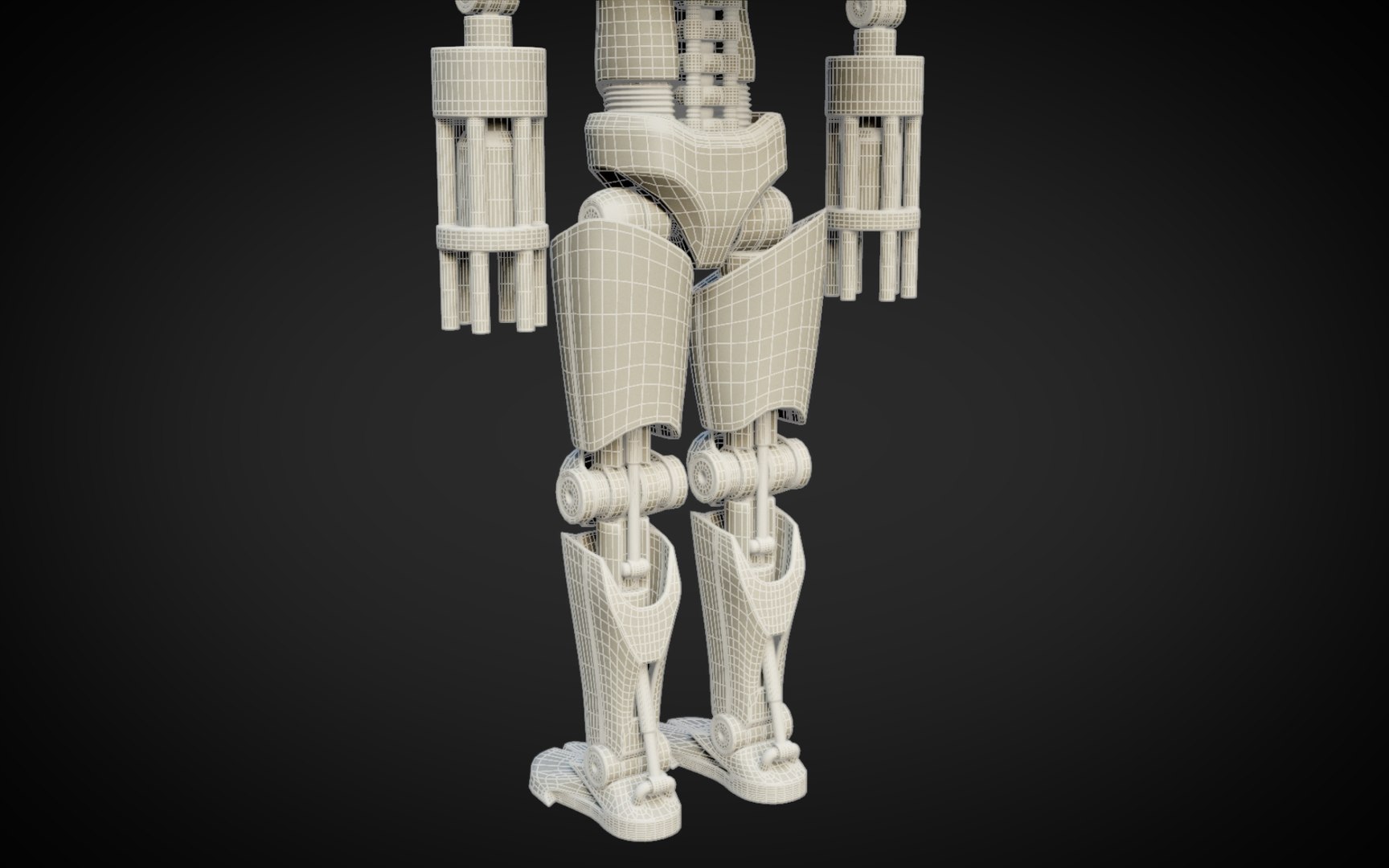 Robot Designed 3d Model