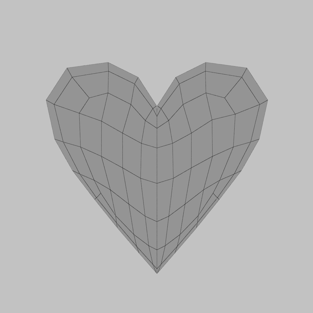 3D simple heart - TurboSquid 1374961