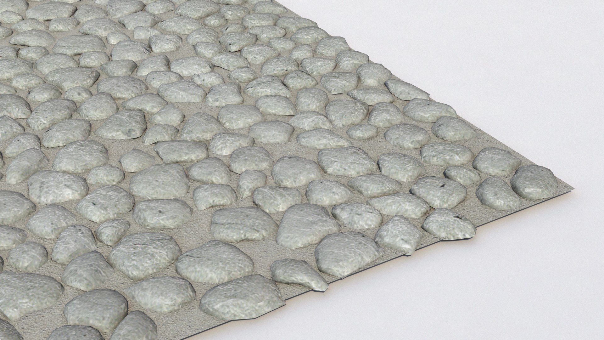 3d Model Pebble Flooring