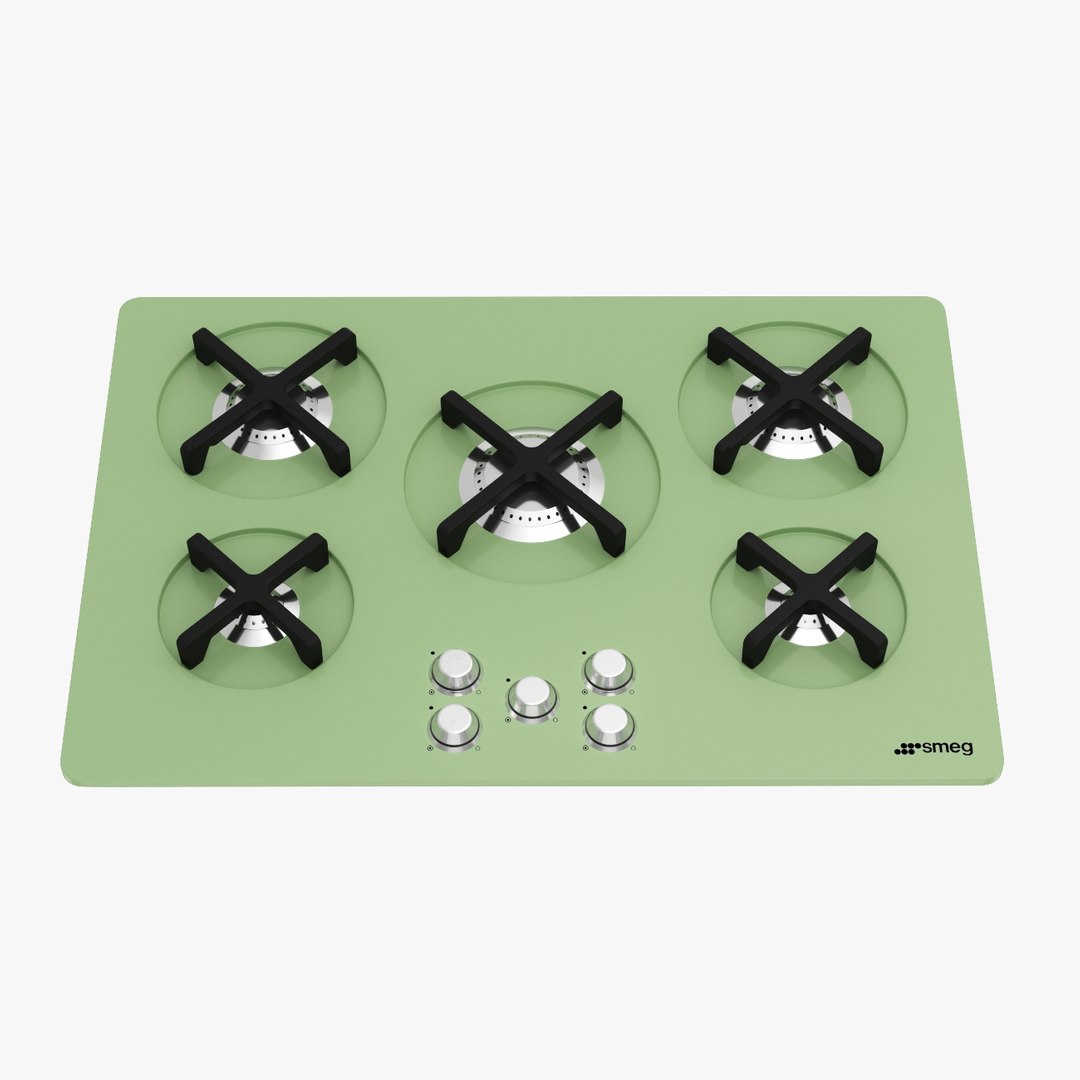 3d Smeg Cooktop Model