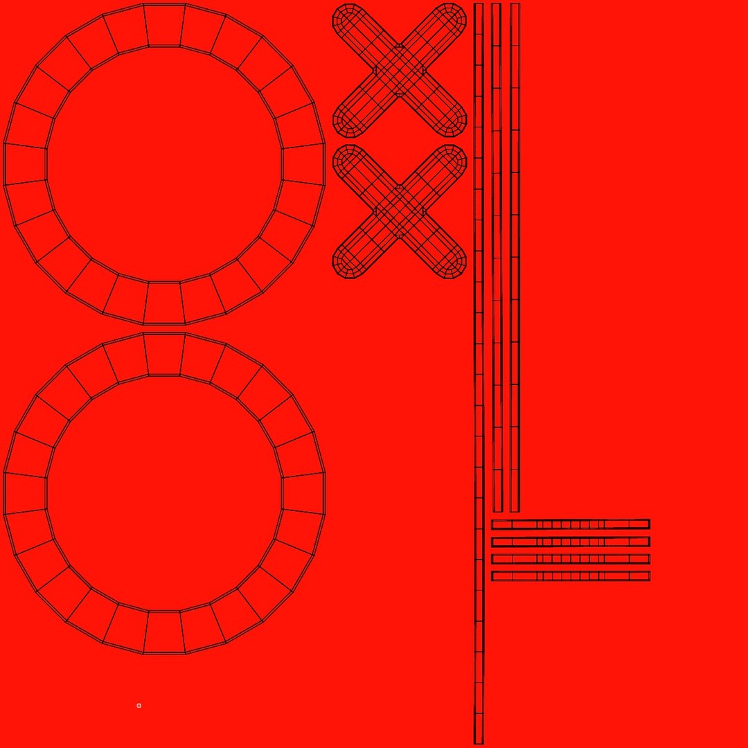 Cross mark symbol icon 3D model - TurboSquid 1570080