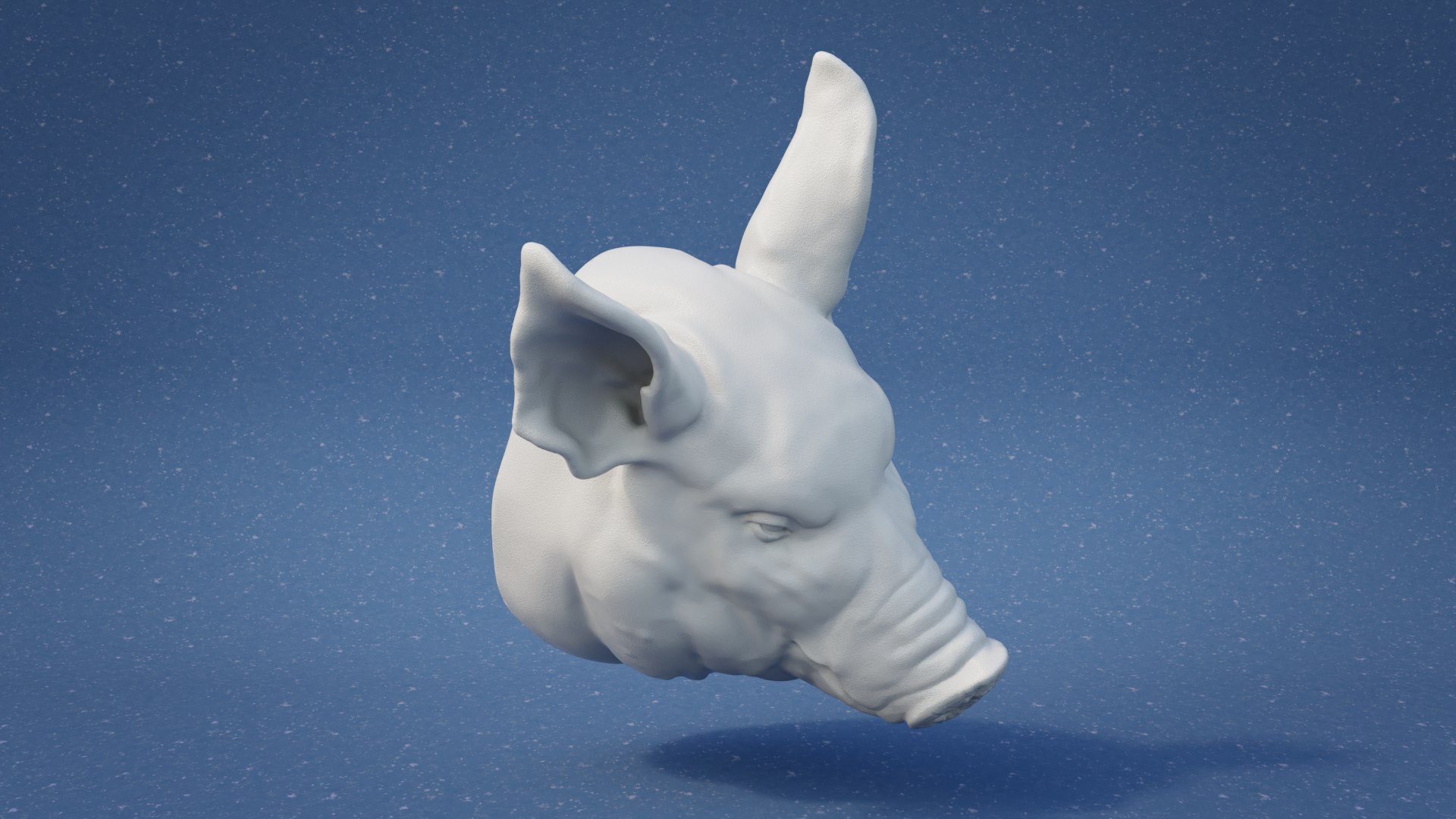 3D Model Pig Head Wall Mount - TurboSquid 2222076
