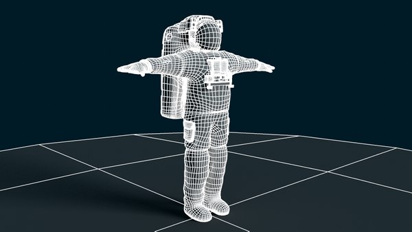 3d astronaut character model