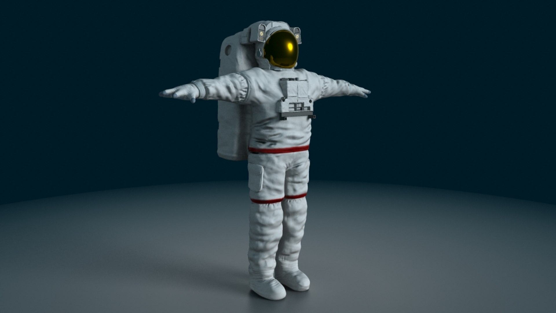 3d Astronaut Character Model