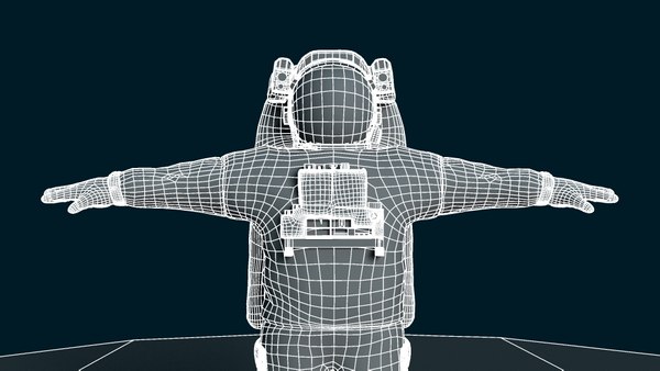 3d astronaut character model