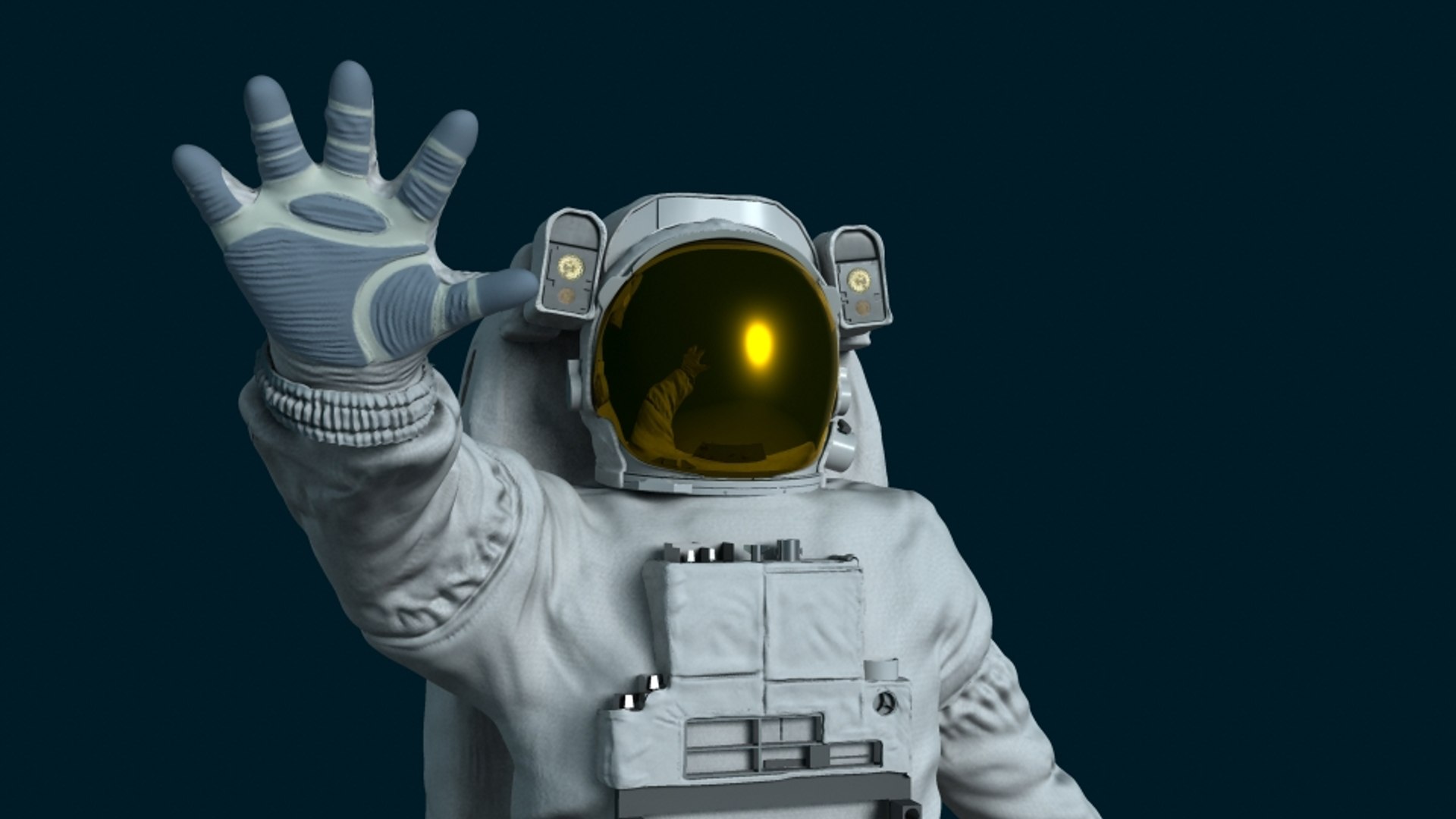 3d Astronaut Character Model