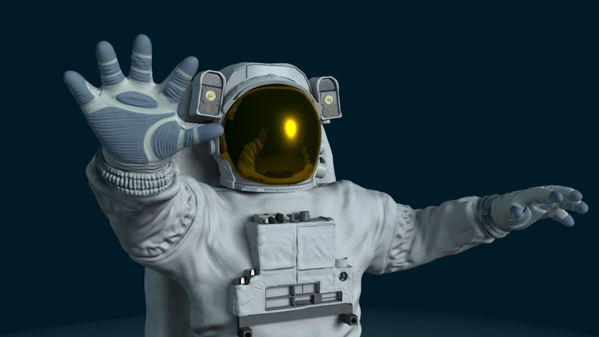 3d Astronaut Character Model