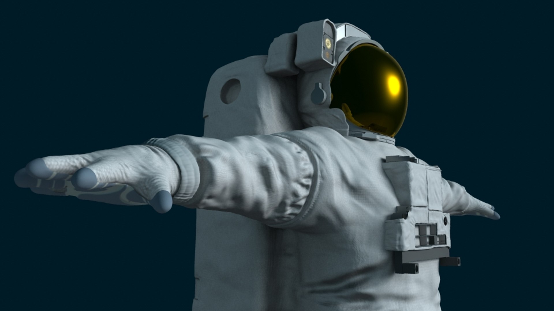 3d Astronaut Character Model