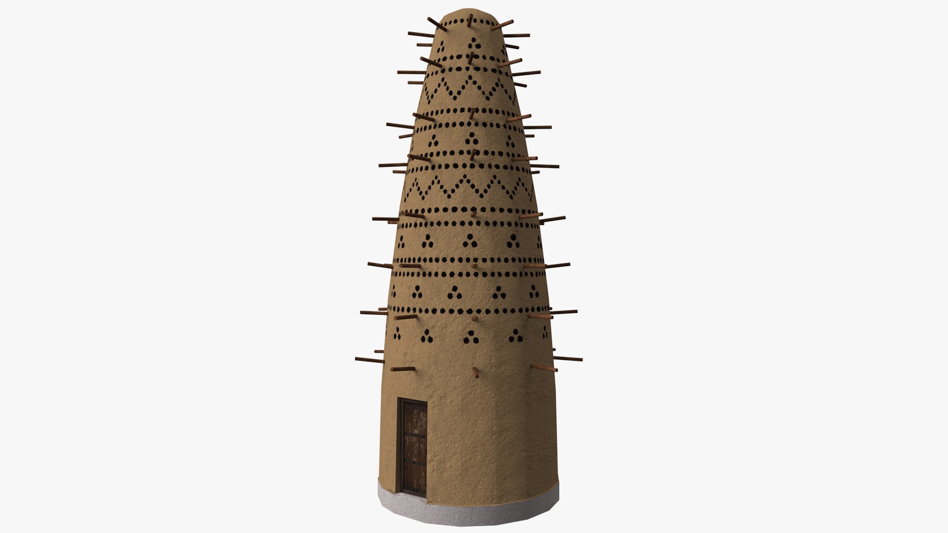 3D Model Pigeon Tower - TurboSquid 1614713