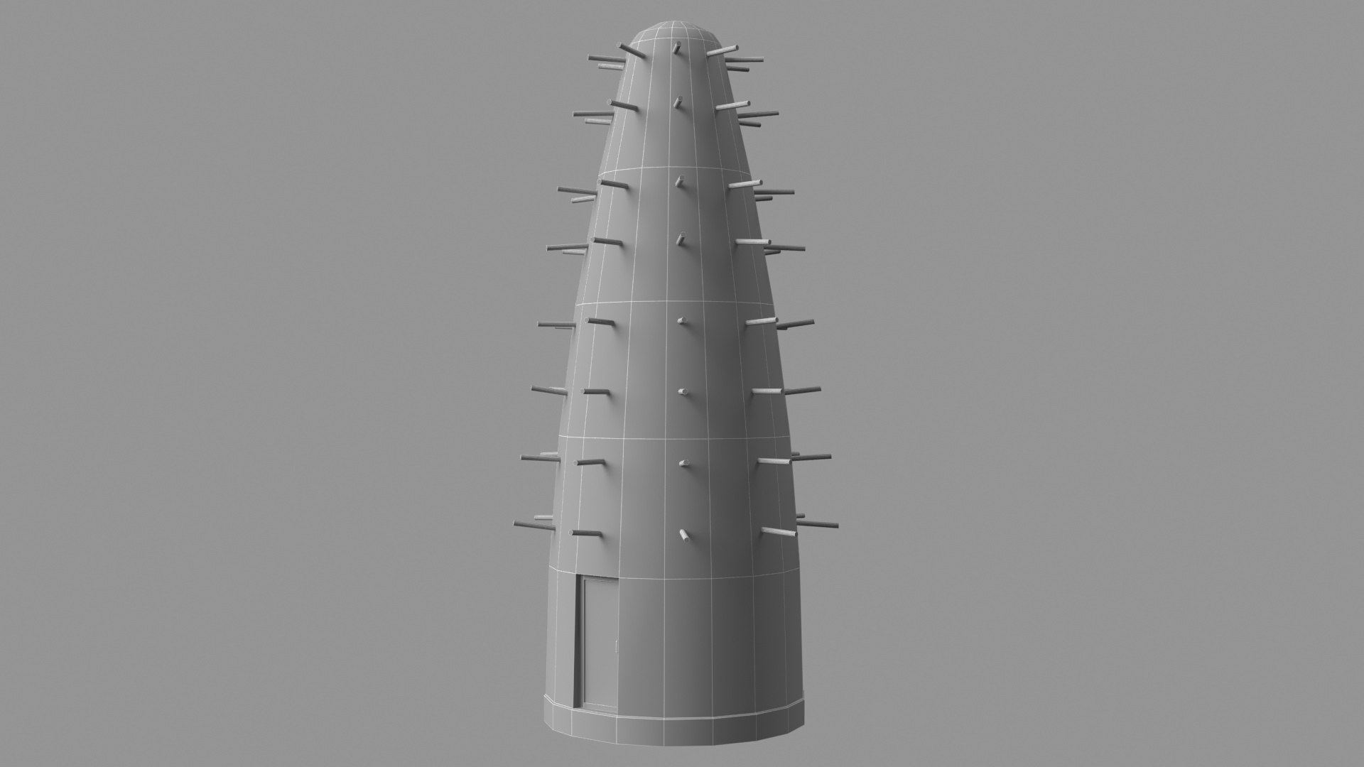 3D Model Pigeon Tower - TurboSquid 1614713