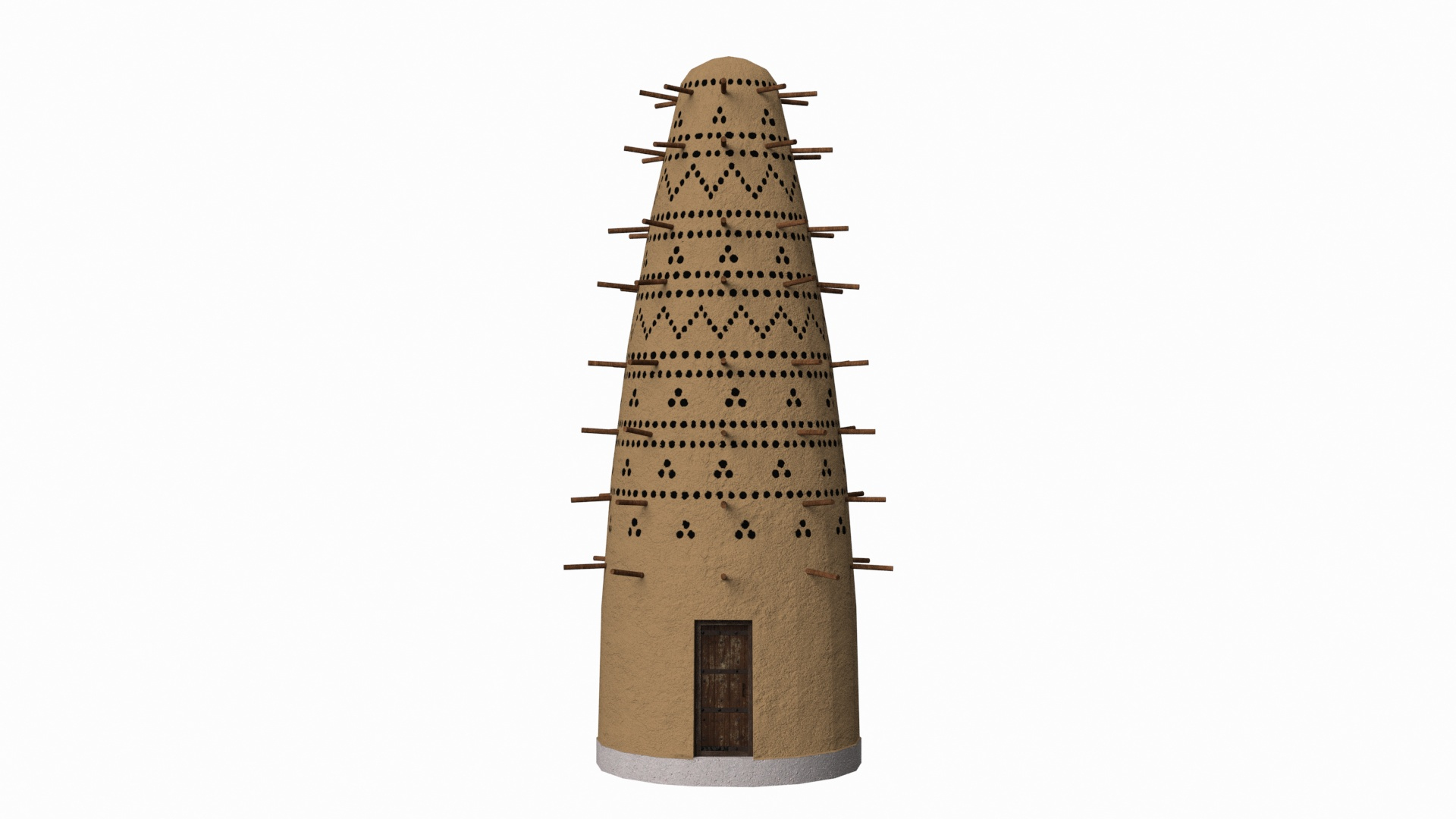 3D Model Pigeon Tower - TurboSquid 1614713