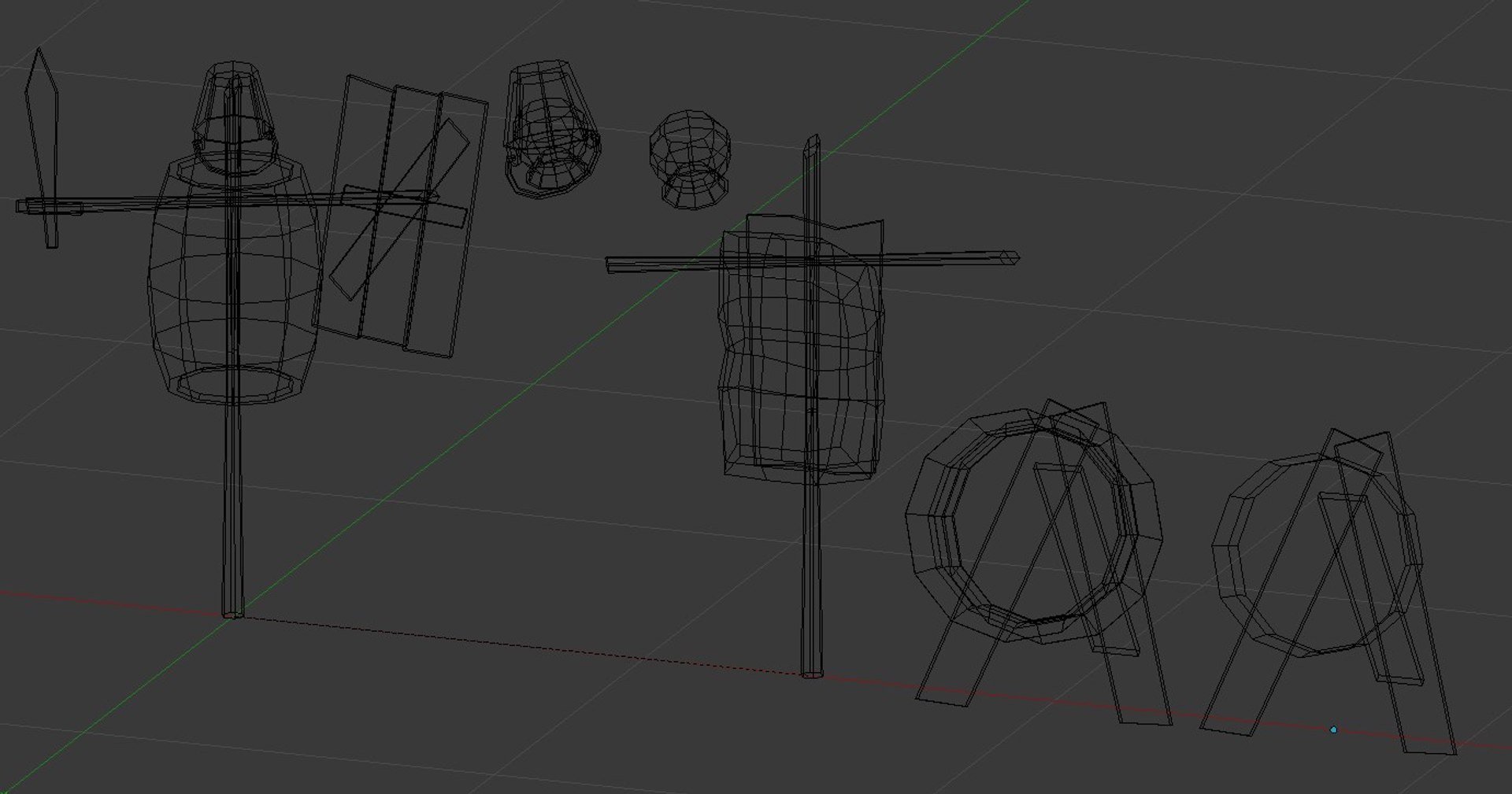 3D cartoon training camp - TurboSquid 1449146