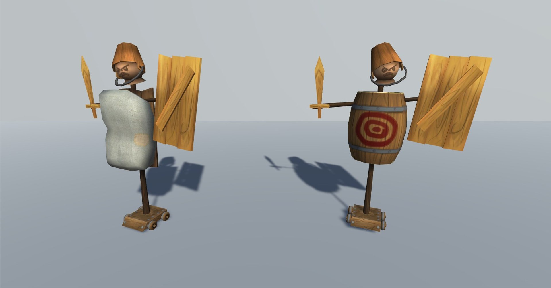 3D cartoon training camp - TurboSquid 1449146