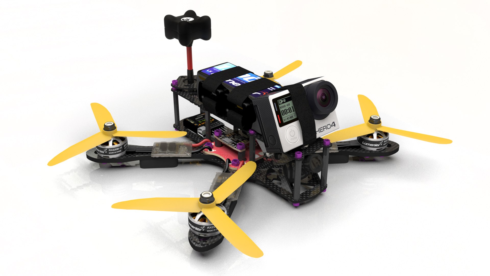 3D Impulse Alien Racing Drone - TurboSquid 1167943