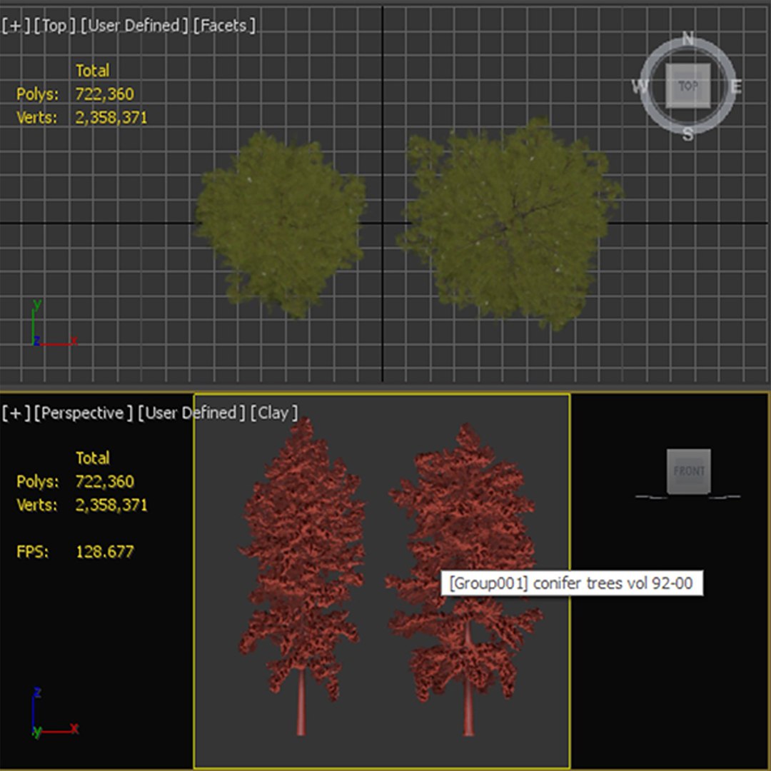 3D Conifer Trees Vol 92 - TurboSquid 1963713