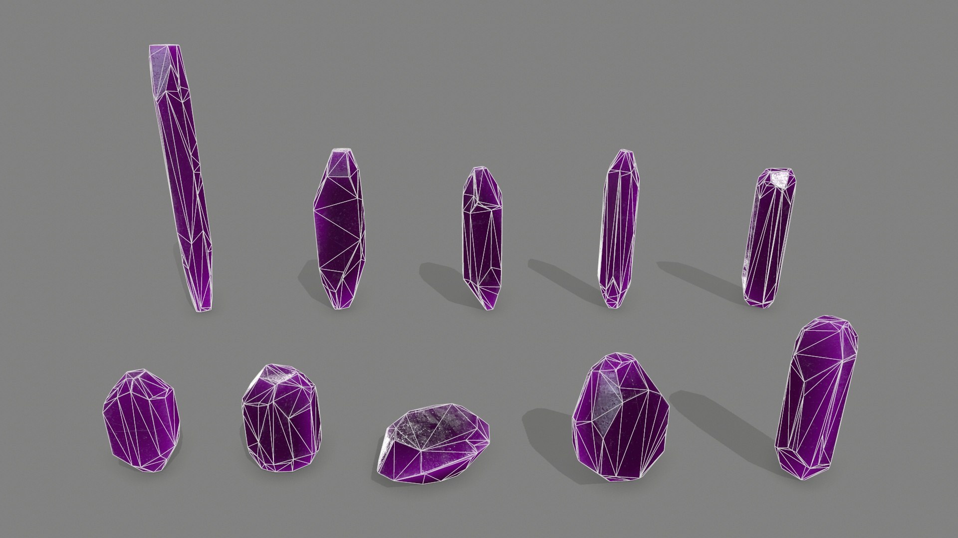 Crystal Set Model - TurboSquid 2135862