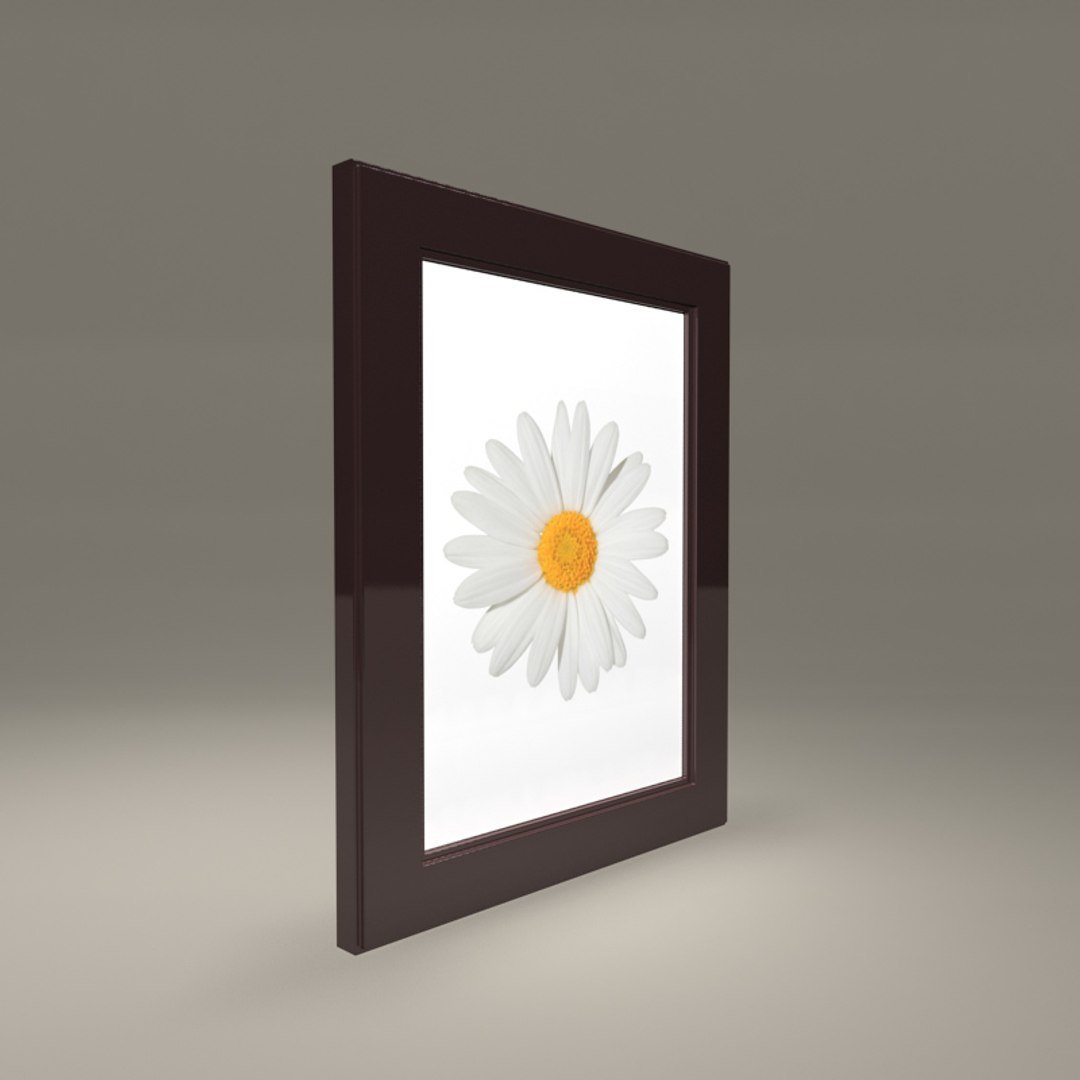 Free Obj Model Picture Frame