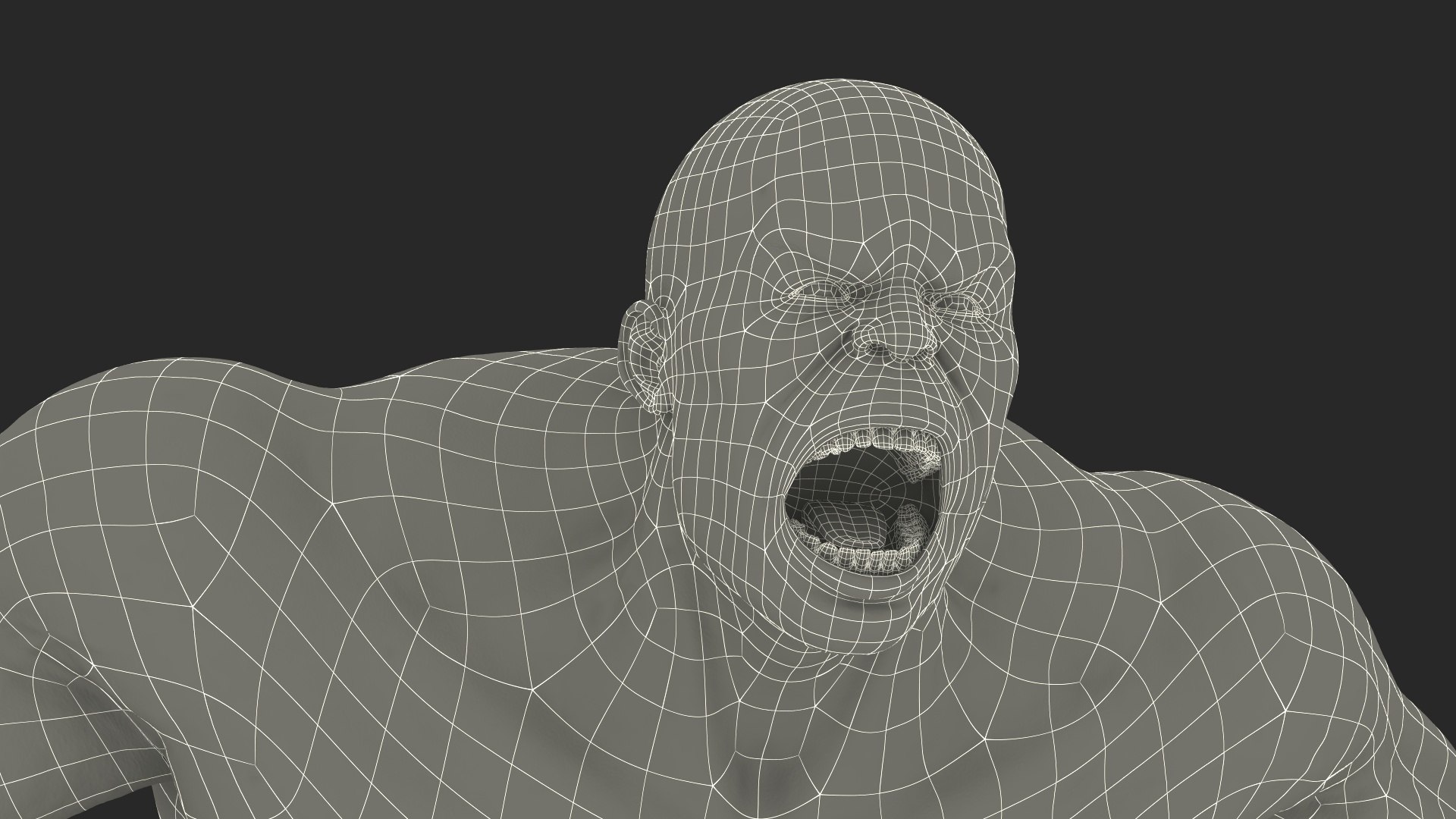 Hulk Rage Roar Fur 3D Model - TurboSquid 2412587