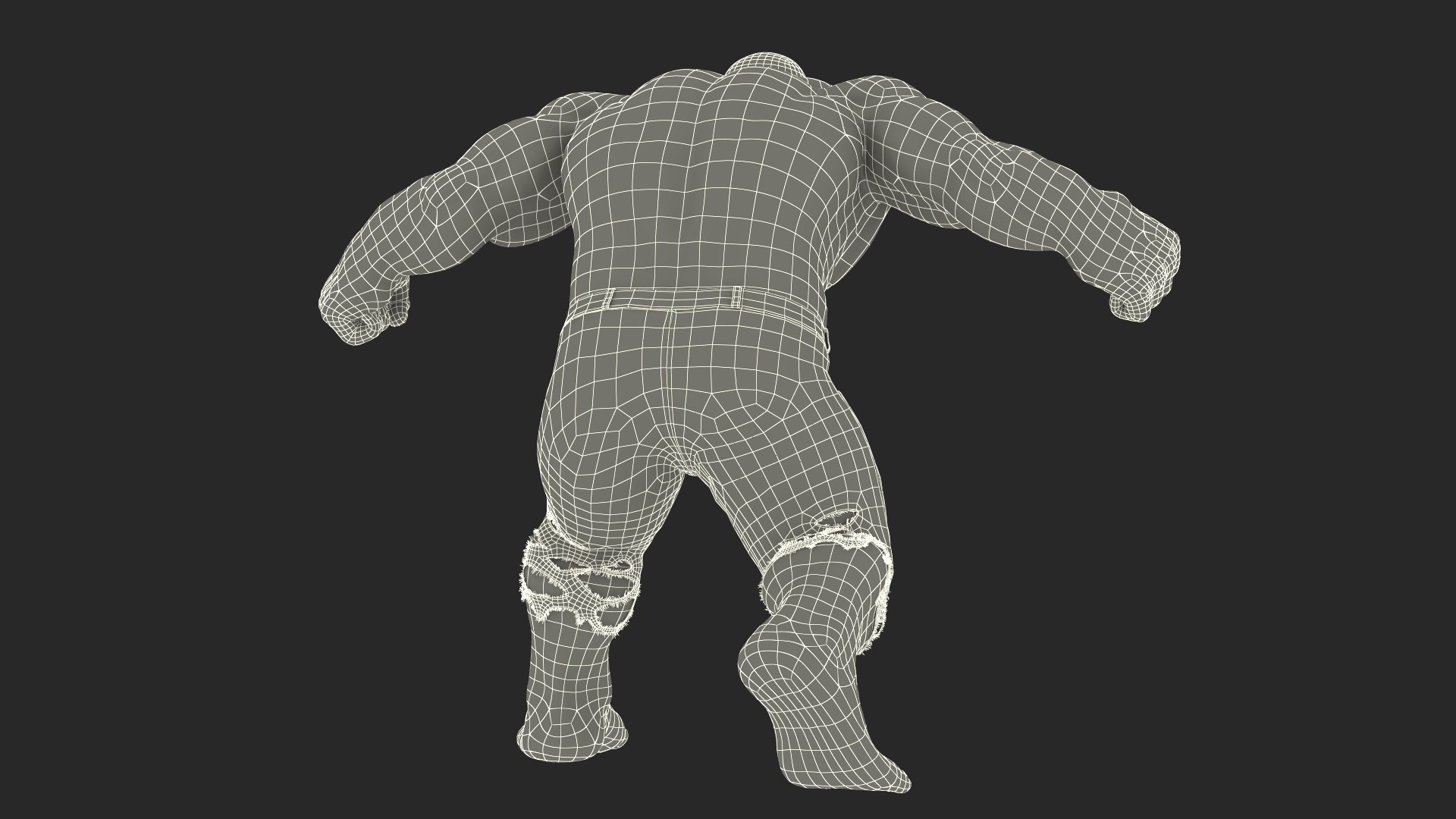 Hulk Rage Roar Fur 3D Model - TurboSquid 2412587