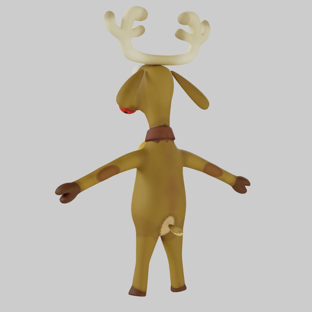 Xmas Reindeer 3D Model - TurboSquid 1974143