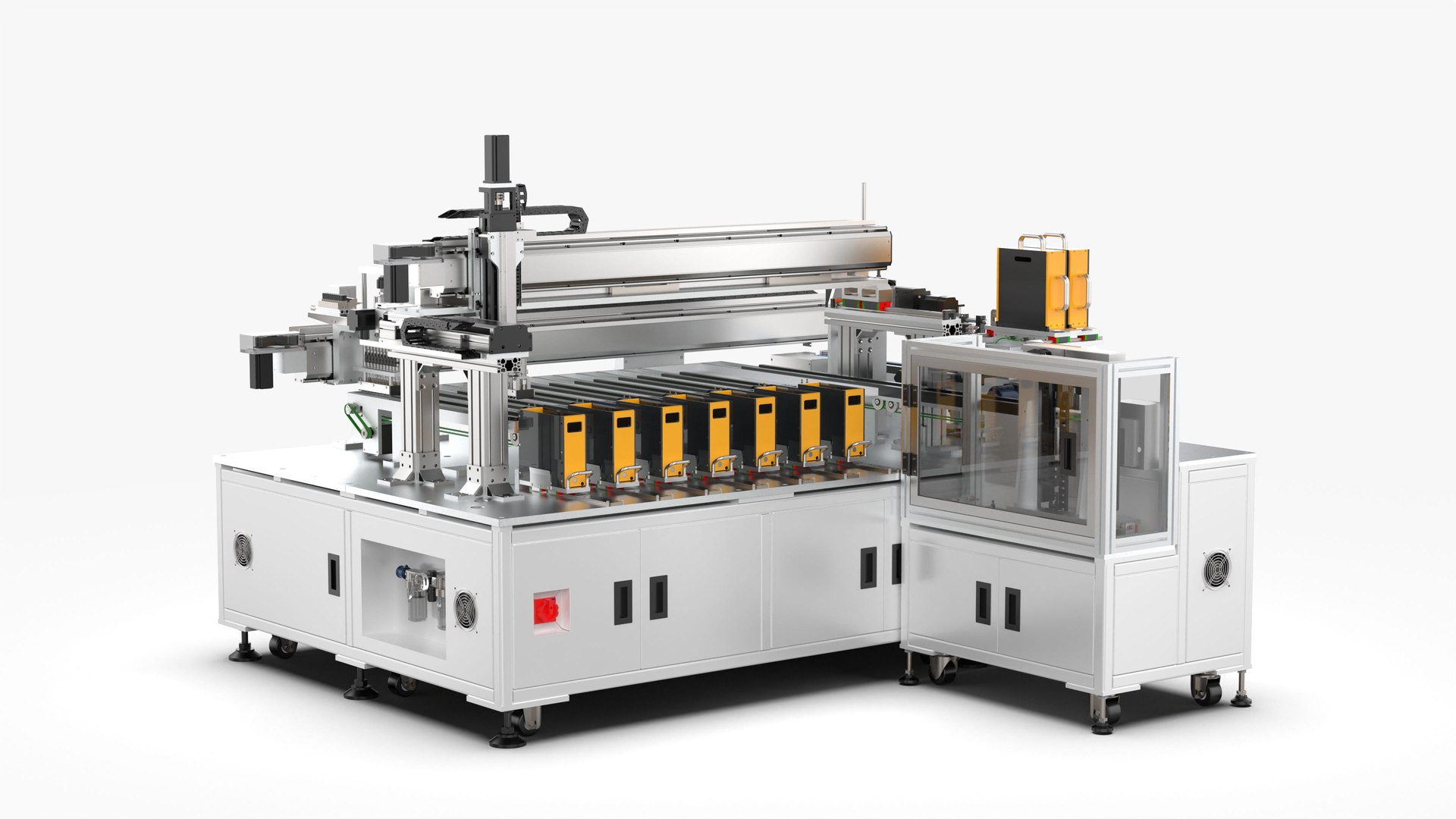 3D Fully Automatic 18650 Battery Sorting Machine - TurboSquid 2058609