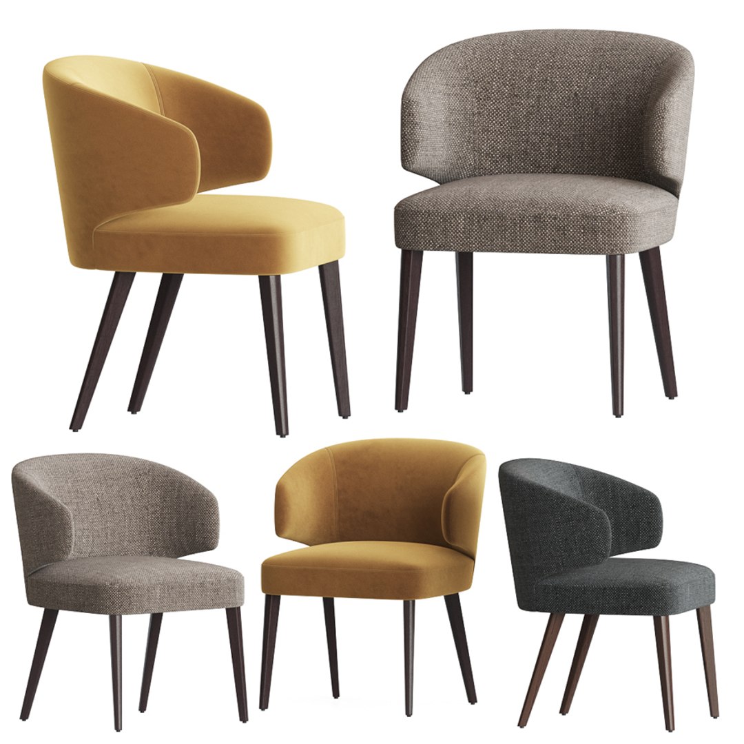 3D Modrest Carlton Grey Fabric Model - TurboSquid 1547939