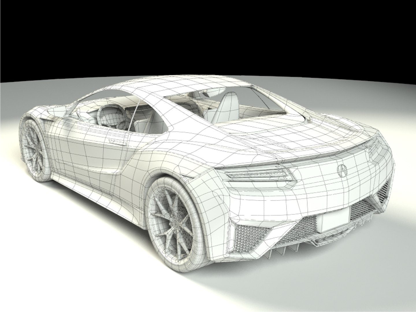 3D Acura Nsx 2015 - TurboSquid 1334796
