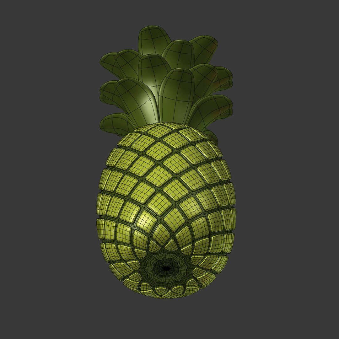 Cartoon ananas 3D - TurboSquid 1472895