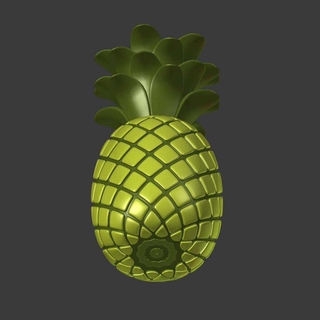 Cartoon ananas 3D - TurboSquid 1472895