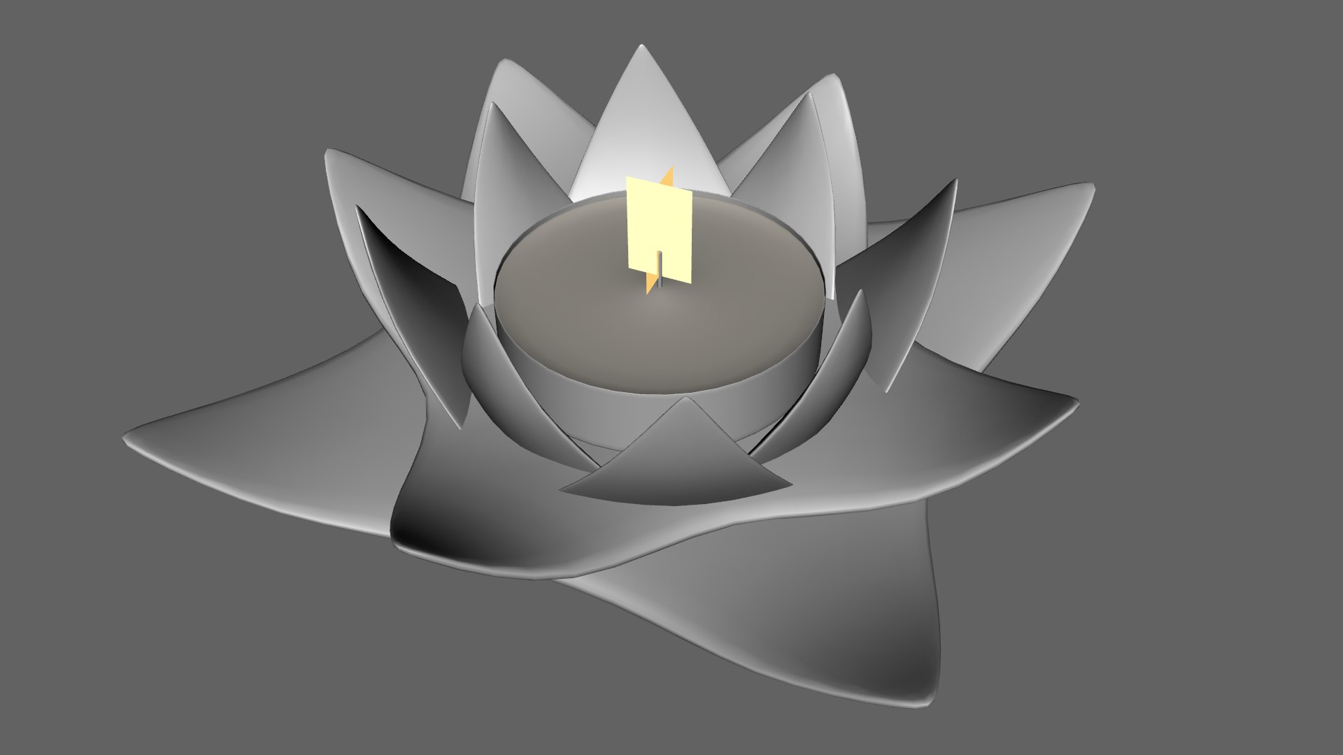 3D Antique Candle Low-poly 3D Model - TurboSquid 2331864