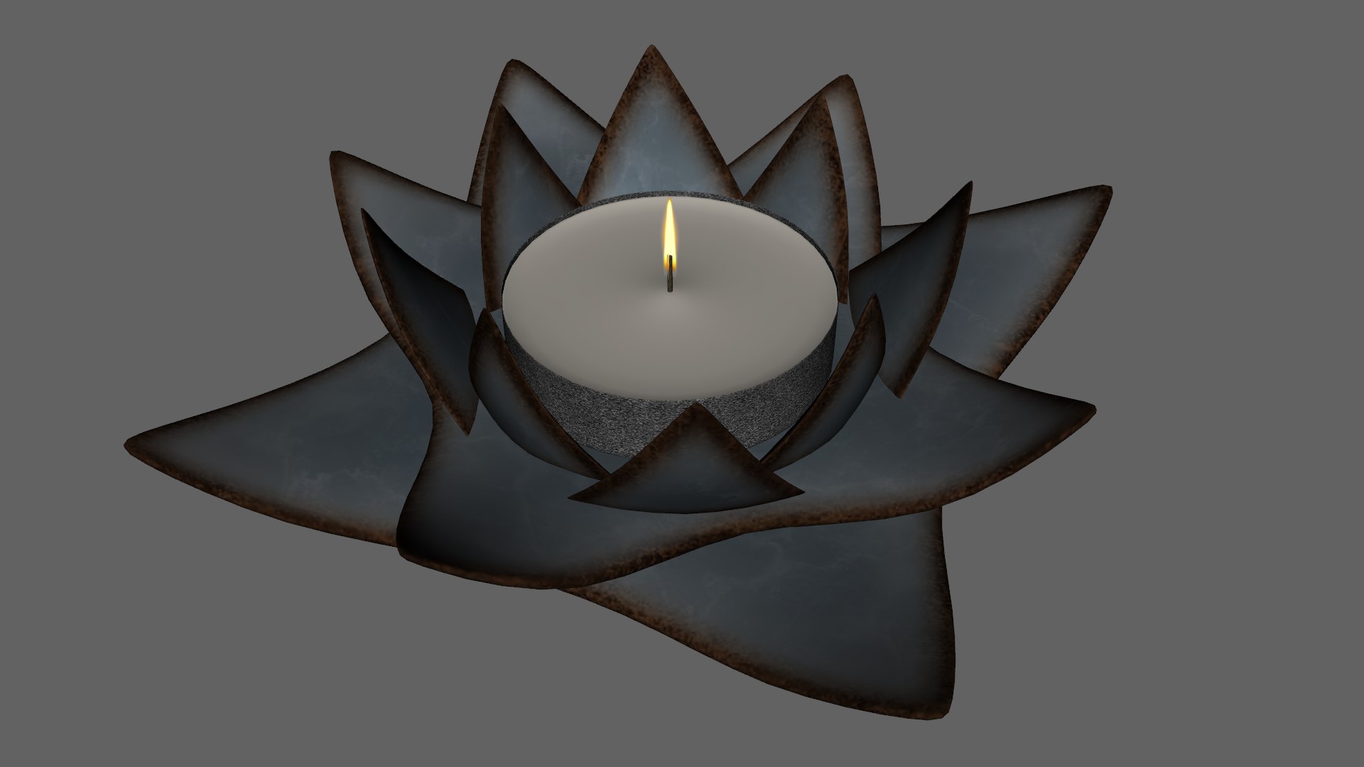 3D Antique Candle Low-poly 3D Model - TurboSquid 2331864