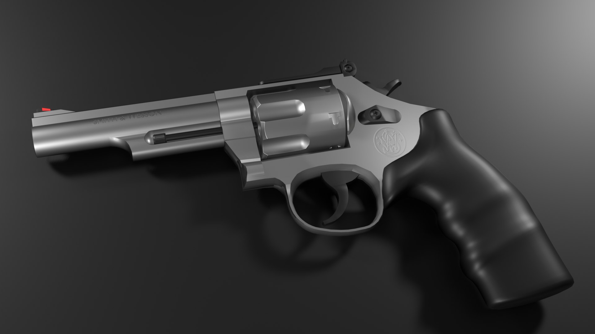 Revolver Smith And Wesson 3D Model - TurboSquid 2059823