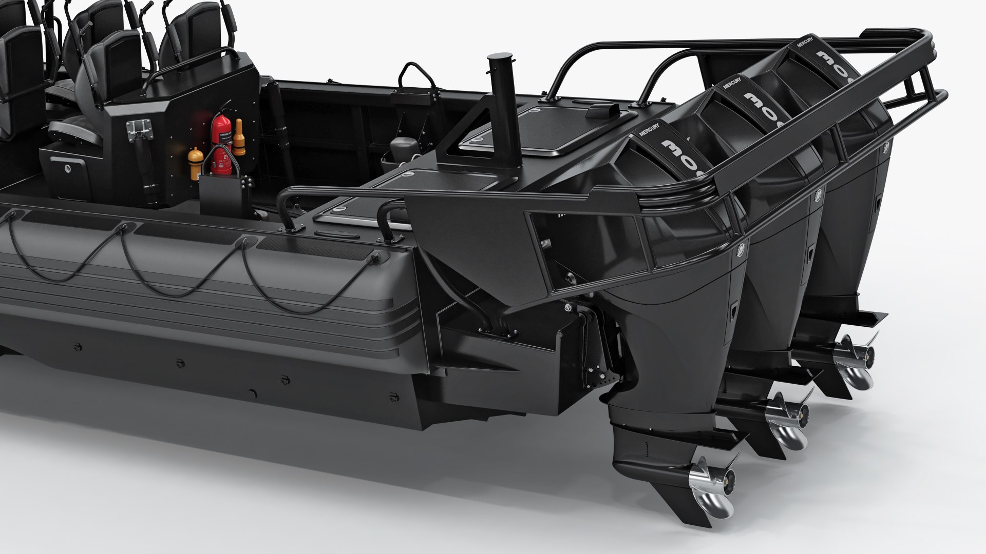 3D Model RHIB Patrol Inflatable Boat - TurboSquid 2316491