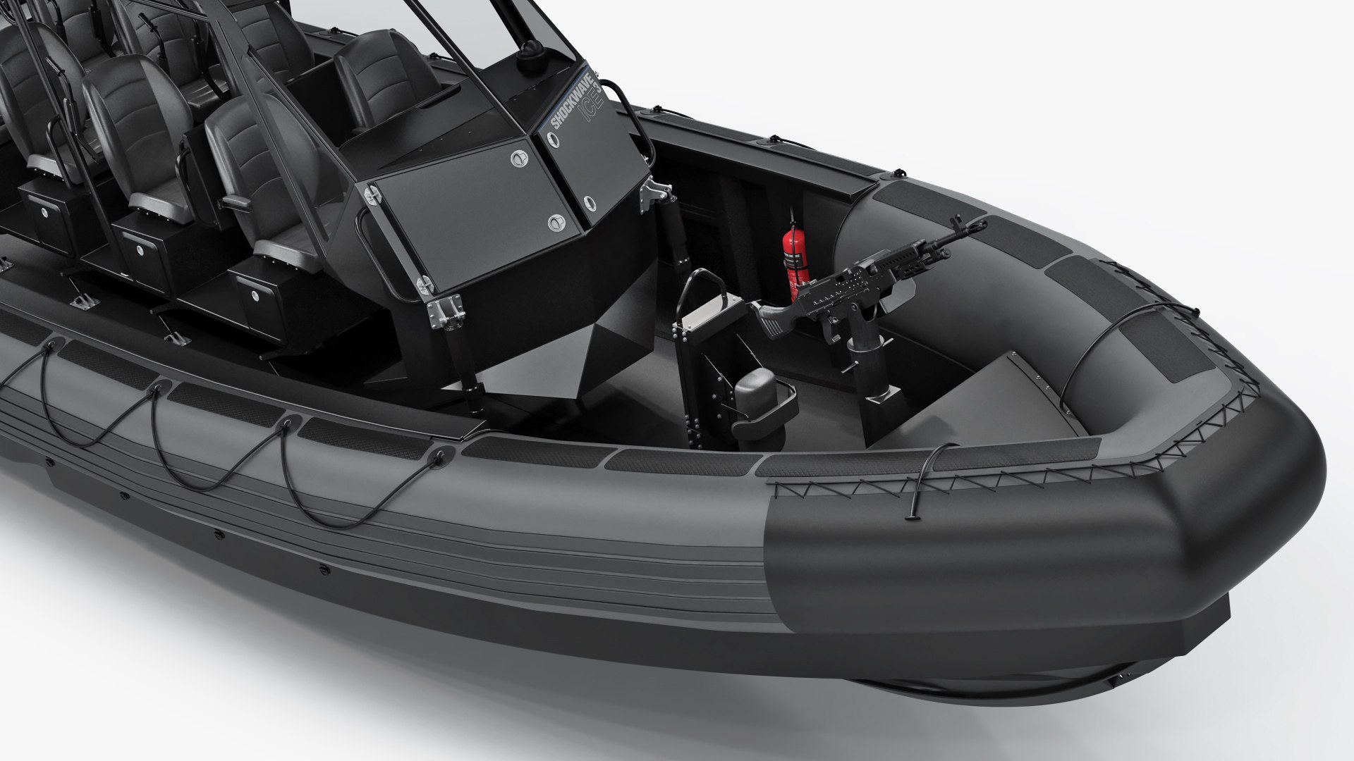 3D Model RHIB Patrol Inflatable Boat - TurboSquid 2316491