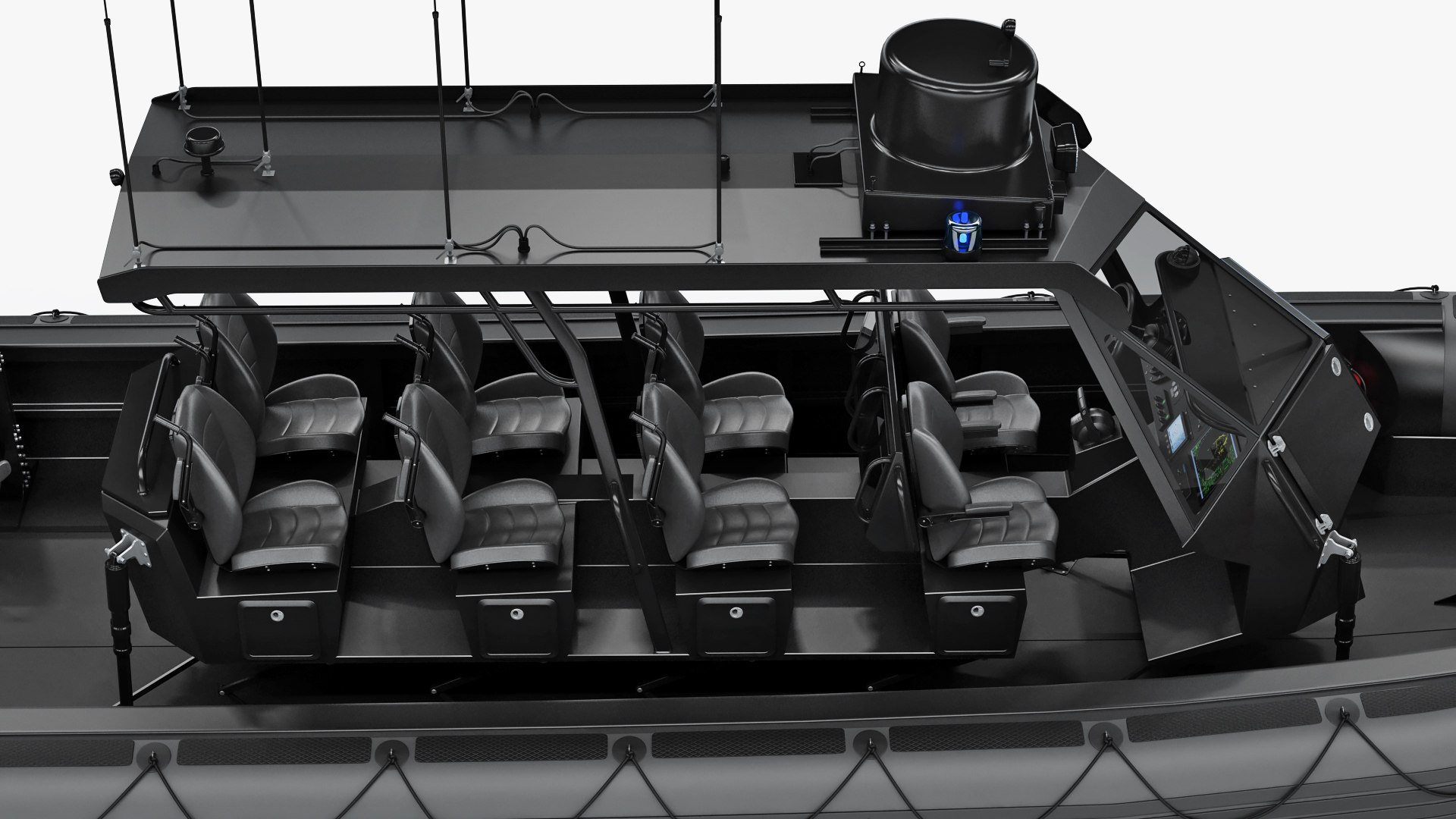 3D Model RHIB Patrol Inflatable Boat - TurboSquid 2316491