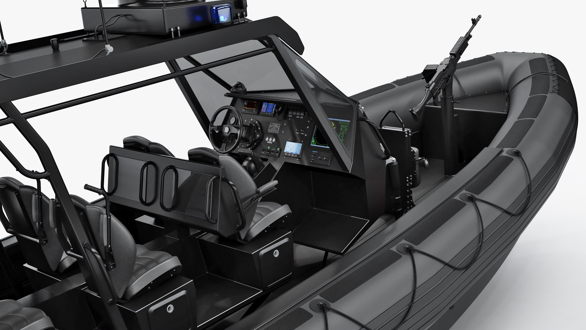 3D Model RHIB Patrol Inflatable Boat - TurboSquid 2316491