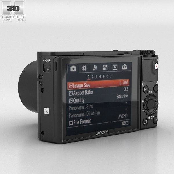 Sony cyber-shot cyber 3D model - TurboSquid 1255171