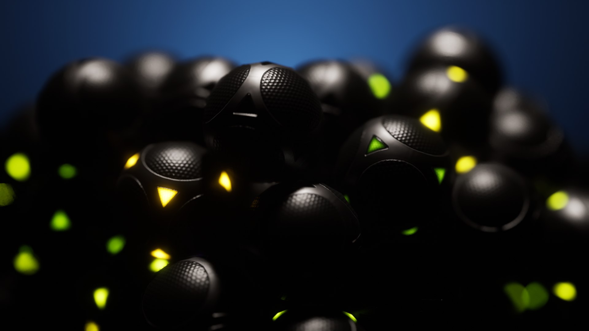 3D Cyberball Flock - TurboSquid 1978553