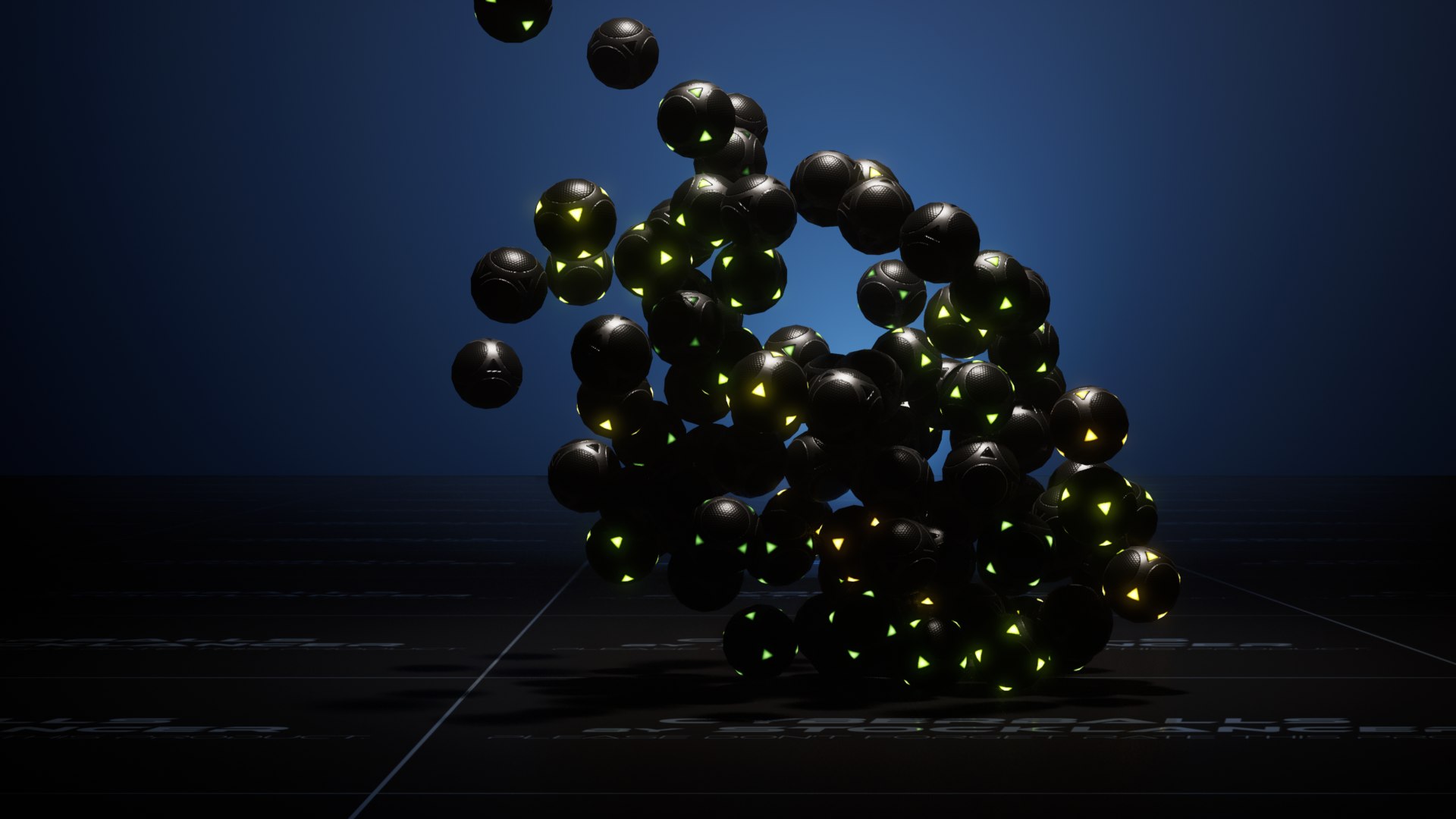 3D Cyberball Flock - TurboSquid 1978553