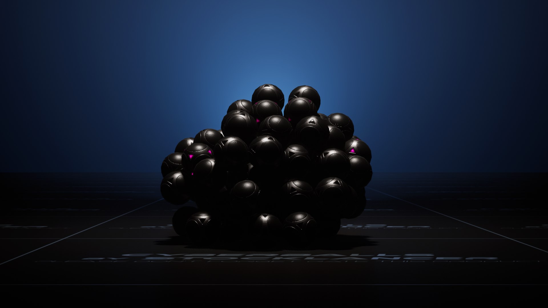 3D Cyberball Flock - TurboSquid 1978553