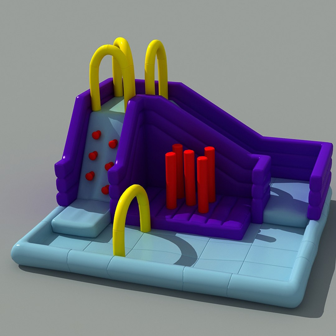 3d Inflatable Playground Model